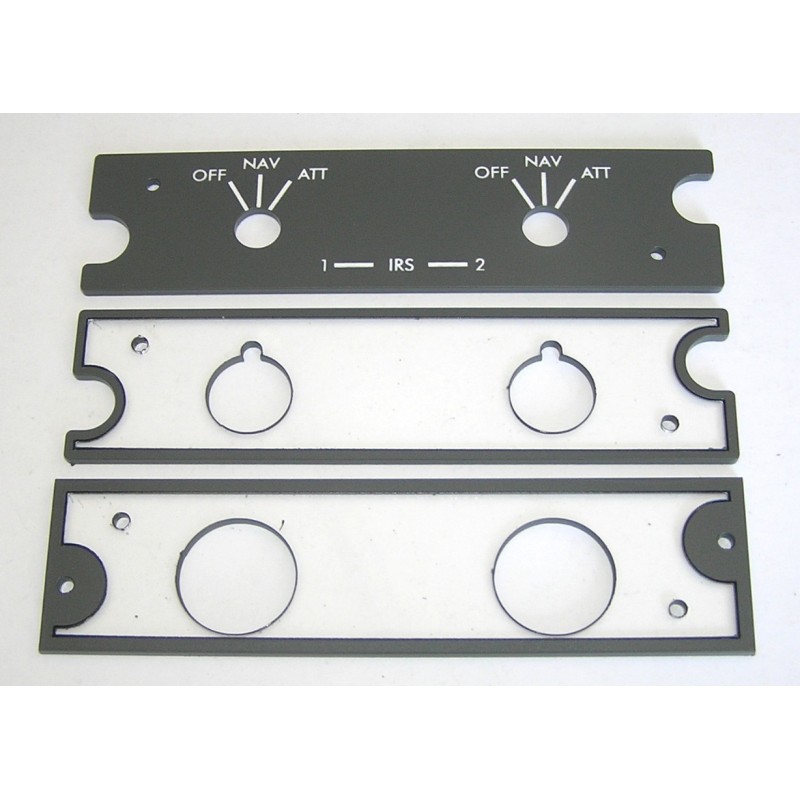 CRJ700 Dual IRS mode selector - Hispapanels