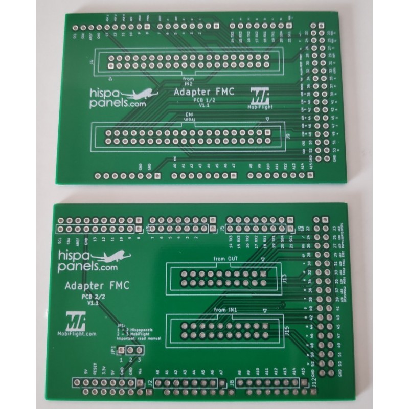 Mobiflight - PCBs for B737 FMC or A320 MCDU - Hispapanels